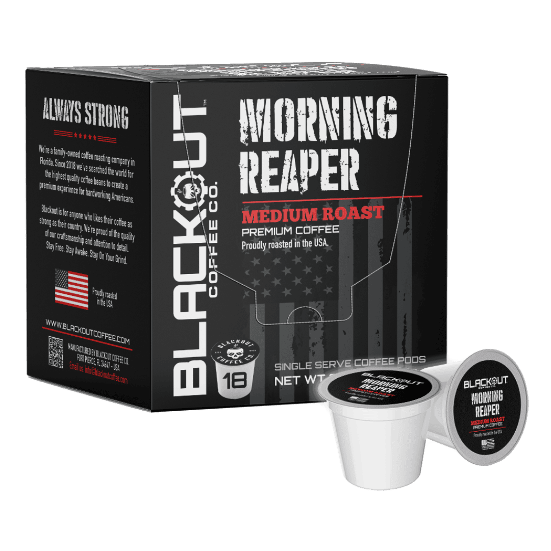 MORNING REAPER MEDIUM ROAST COFFEE PODS 18CT – Crowder Shop